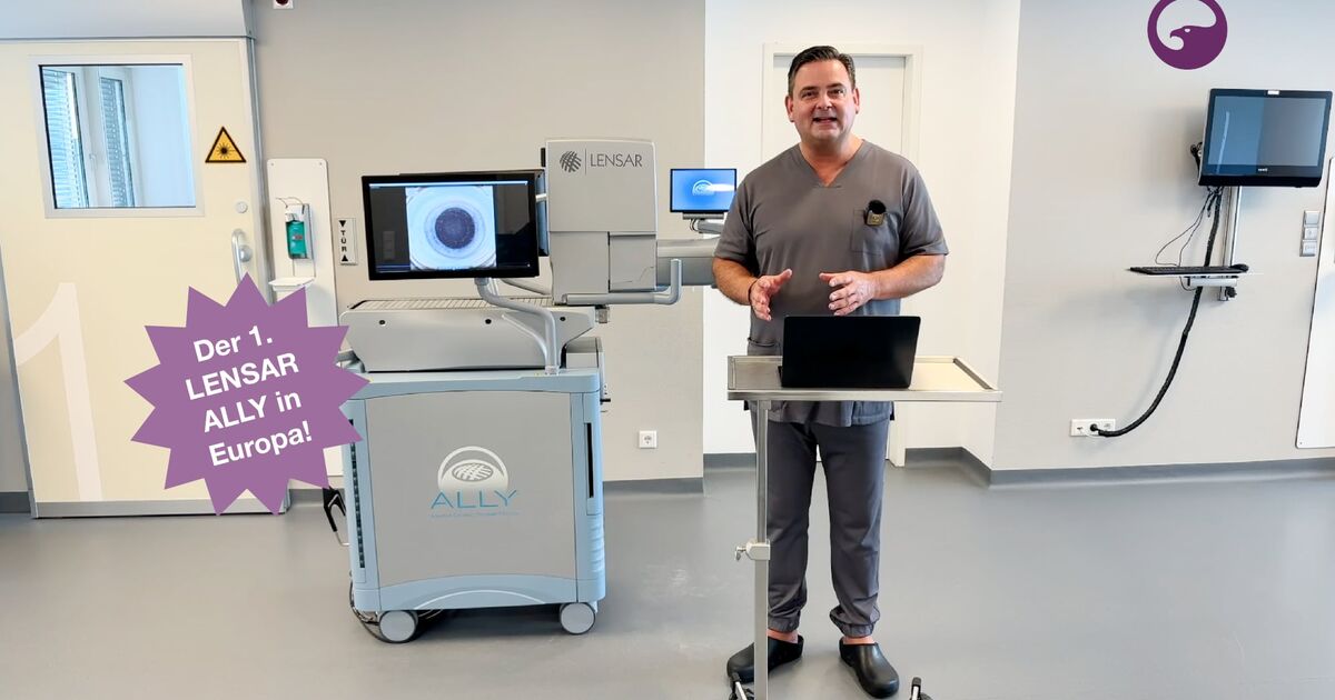 Erster Laser in Europa: LENSAR ALLY für die Laser-OP des grauen Stars